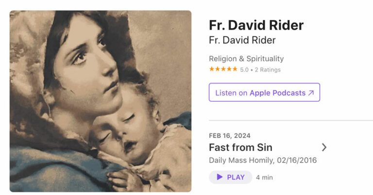 Fr. David Rider’s and Fr. Lapastina’s New Podcasts | RosaryNetwork.com